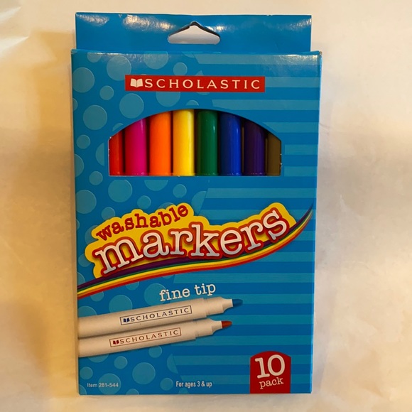 Scholastic | Other | 515 Scholastic 1 Ct Washable Markers | Poshmark